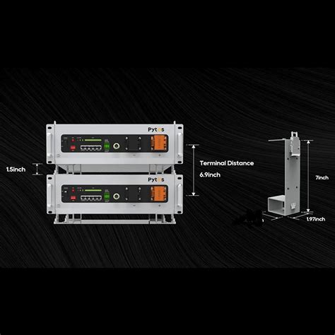 Pytes V5 Battery Brackets Secure Mounting Solution Cdn Solar