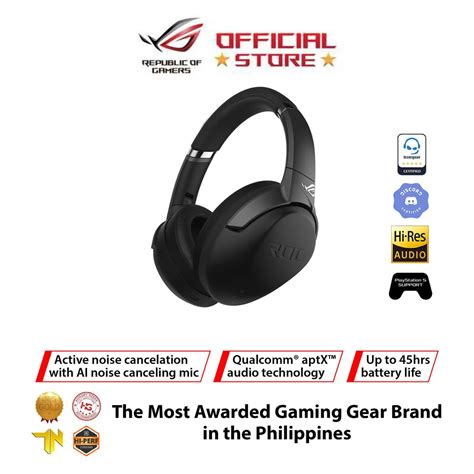 Asus Rog Strix Go Bt With Ai Noise Canceling Microphone Wireless Gaming Headset Yh Y B Ua