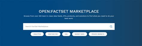 open factset marketplaceについて factset