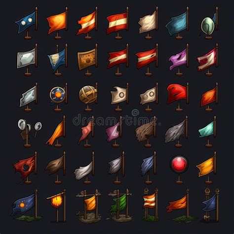 Symbol Flag Pole Game Ai Generated Stock Illustration Illustration Of Object Travel 290910294