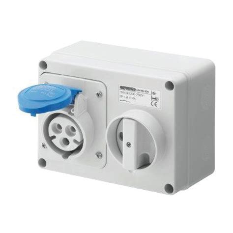 Gewiss Fixed Interlocked Horizontal Socket Prisma Electrical Controls Corporation