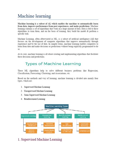 Machine Learning Its Types Pdf Machine Learning Statistical Classification
