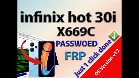 Infinix Hot 30i X669C Frp Bypass By CM2 Android 12 Press Volume Up YouTube