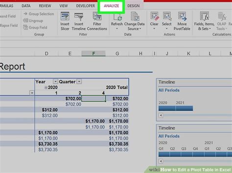 How To Edit A Pivot Table In Excel 11 Steps With Pictures