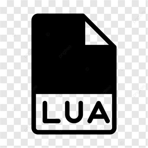 Lua File Format Icons Files Type Symbol Document Icon With A Black Fill