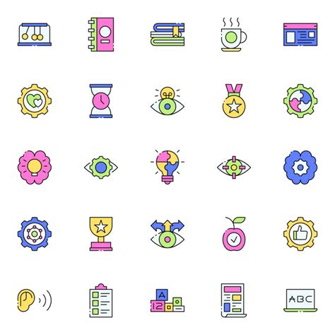 Human Cognitive Abilities Icons