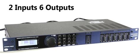 Sinbosen D 260 Digital Audio Dsp Processor 2 Input 6 Output