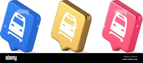 Train Railway Subway Locomotive Button Rail Passenger Transportation