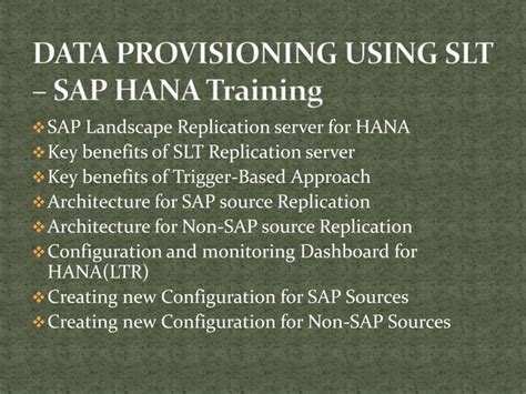 Sap Hana Online Training Course Ppt PPT