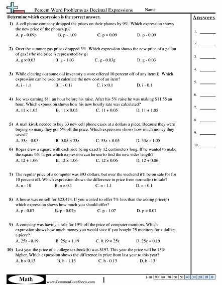 Writing Numerical Expressions Worksheets Inspirational Writing Expressions Worksheet Simple