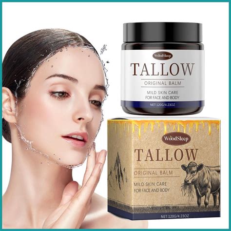Facial Tallow Honey Balm Tallow And Honey Balm Moisturizing Balm 120g Beef Tallow Cream Tallow