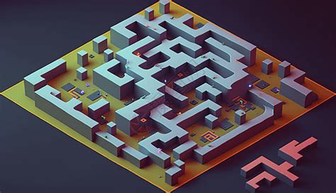 d立体迷宫图片素材 正版创意图片 摄图网
