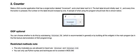 Solved Counter Make A GUI Counter Application That Has A Chegg