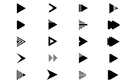 Collection Set Arrow Icon Different Modern Simple Arrows For Websites Applications Etc