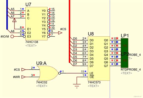 Proteus 8086微机仿真（一）——搭建8086最小系统clr的博客 Csdn博客8086最小系统