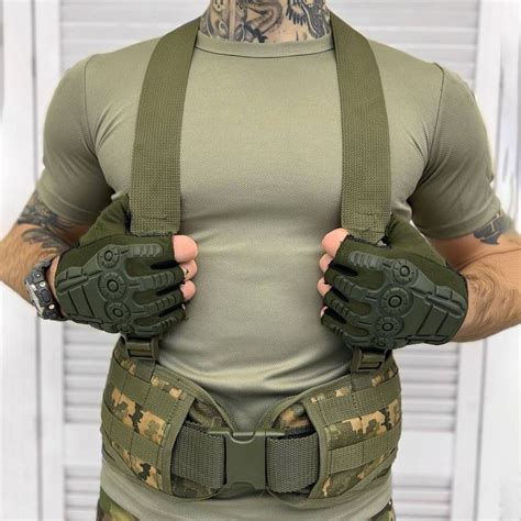 Разгрузочная Система на Жесткой Основе РПС с Системой Molle Пиксель