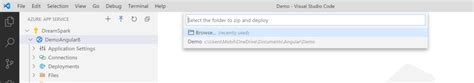 Deploy Angular 8 App From Visual Studio Code To Azure Learn Technologies