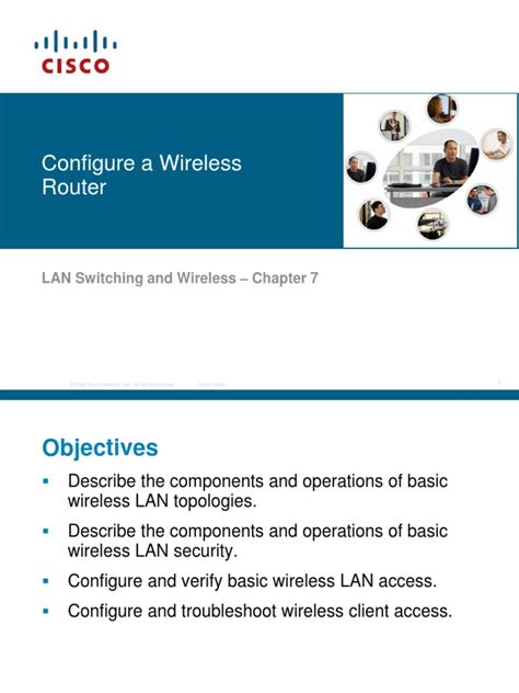 Configure A Wireless Router Lan Switching And Wireless Chapter 7 Pdf Wireless Lan