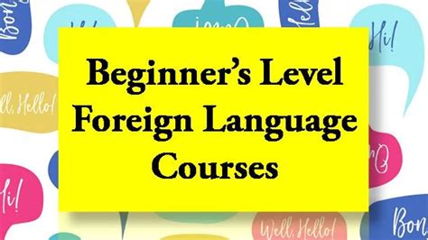 Online Foreign Language Courses To Learn Within Few Weeks
