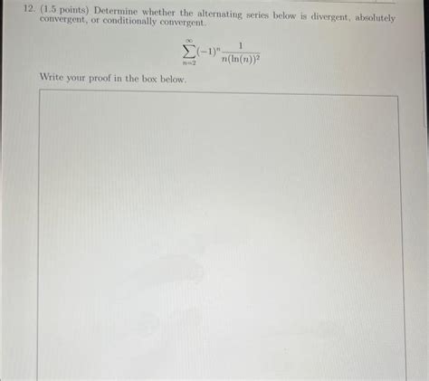 12 1 5 points determine whether the alternating