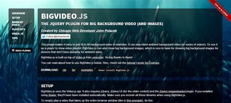 10 个非常有用的 Jquery 全屏背景插件 Longsheng