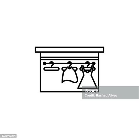 여자 백화점 개요 아이콘입니다 모바일 개념 및 웹 응용 프로그램에 대 한 아이콘을 쇼핑의 요소입니다 웹 및 모바일 선 여자 백화점 아이콘을 사용할 수 있습니다 고객에 대한