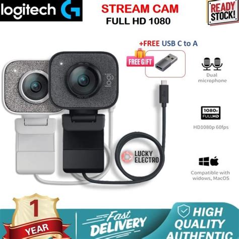 Jual Logitech Streamcam Stream Cam Full Hd Usb C Webcam Shopee Indonesia