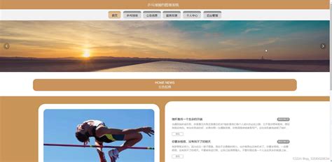 基于java springboot mybatis vue mysql的乒乓球预约管理系统 基于java的乒乓球馆管理系统的设计与实现 csdn博客