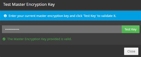 How Can I Validate My Encryption Key Hornetsecurity Knowledgebase
