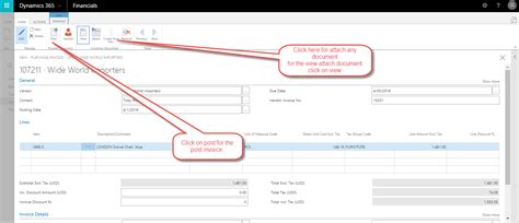 Dynamic Finance And Operations Vendor Invoice Process In Dynamics