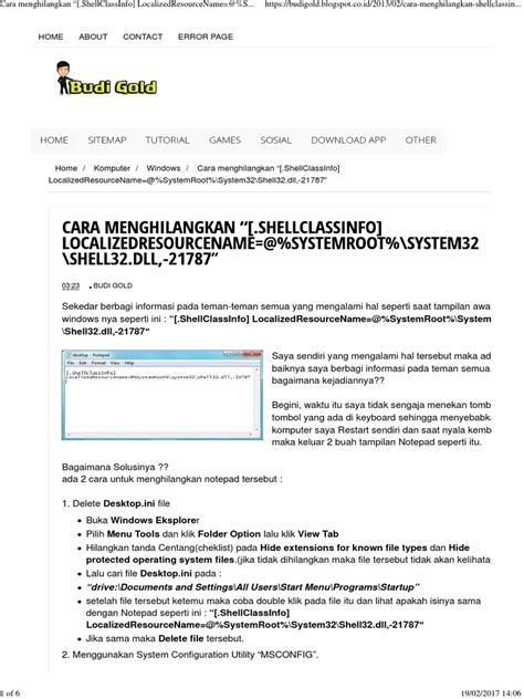 Cara Menghilang Shell Class Info Pdf