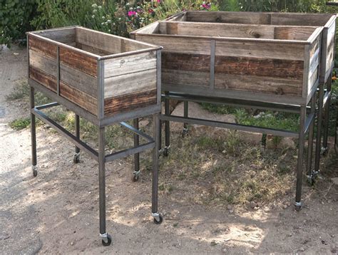 Outdoor Wood Planters On Casters At John Mccloud Blog