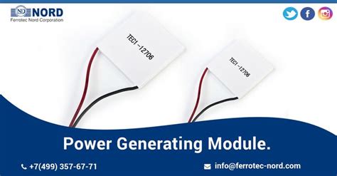 Power Generating Modules These Thermoelectric Modules Are A Perfect Tool For Conversion Of Heat