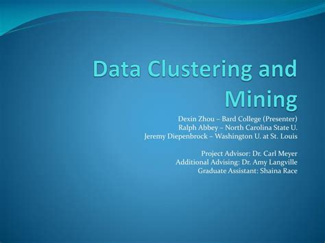 Ppt Data Clustering And Mining Powerpoint Presentation Free Download Id 3254372