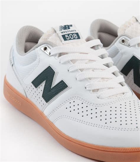 New Balance Numeric 508 Brandon Westgate Shoes - White / Navy / Gum ...