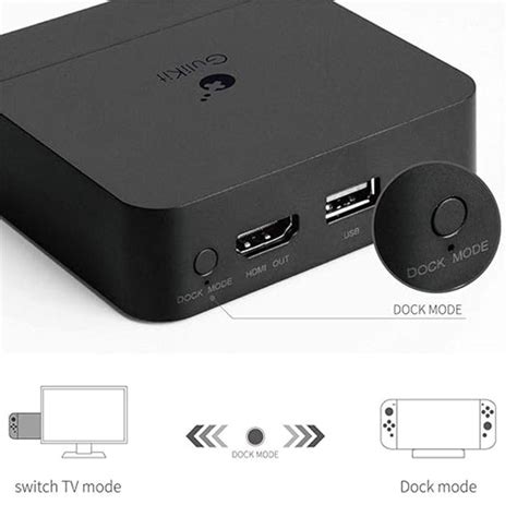 Gulikit Switch Dock Set Portable Tv Dock For Switch Usb C Charging