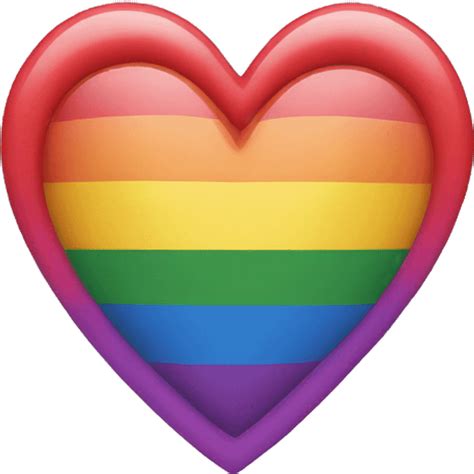 Pride Heart Emoji Ai Emoji Generator