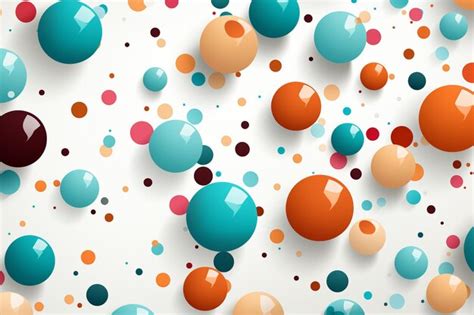 Pop Art Dots Half Tone Pattern Round Border Abstract Background Premium Ai Generated Image