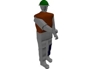 Working Man Free 3d Model 3d Cad Browser