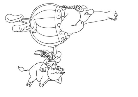 Раскраски Астерикс и Обеликс Распечатать бесплатно