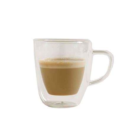 Mug De CafÉ Doble Vidrio 250 Ml Mika Disco