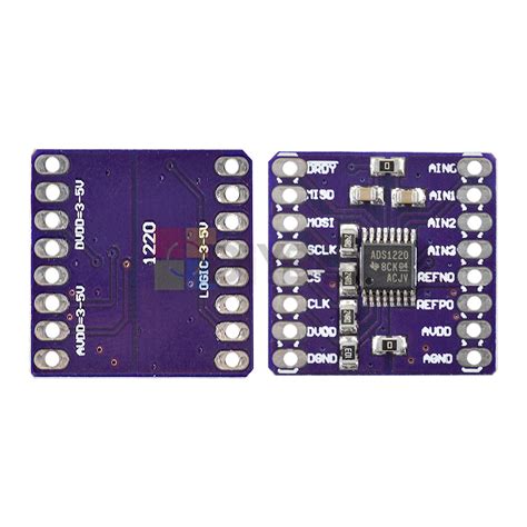 ads1220 low power 24 bit analog to digital converter adc spi i2c iic for arduino ebay