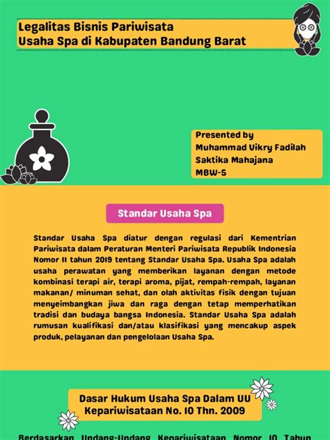 Leb Usaha Spa Sakti And Vikry Mbw 5 Pdf Bisnis
