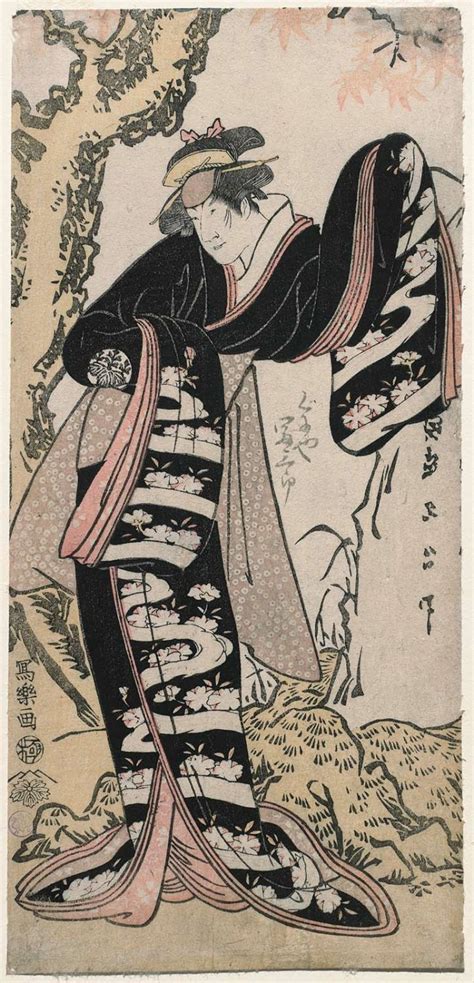 東洲斎写楽による浮世絵Actor Nakayama Tomisaburô as the Cowherd Ofude