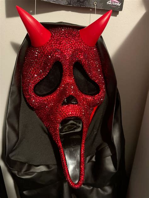 Devil Ghost Face Devil Ghostface Costume Bedazzled Ghost Face