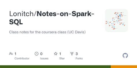 GitHub Lonitch Notes On Spark SQL Class Notes For The Coursera Class UC Davis
