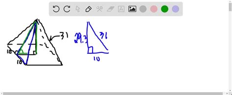 solved consider a square based straight pyramid suppo