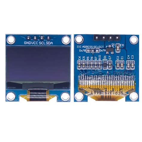 096 Inch 4pin Oled Display Module 12c Iic Serial 128x64 I2c Ssd1306
