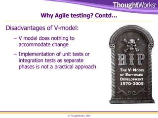 Agile Testing Vs V PPT