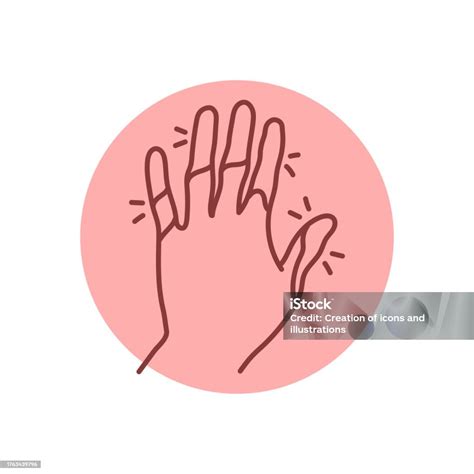 Scleroderma Black Line Icon Autoimmune Diseases Stock Illustration Download Image Now